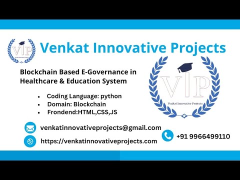 Blockchain Based E Governance in Healthcare & Education System ||