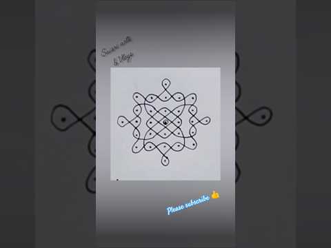 7-1 chukkala muggullu. #dailymuggulu #telugintimuggulu #muggulu #chukkalamuggulu #kolam #indianart
