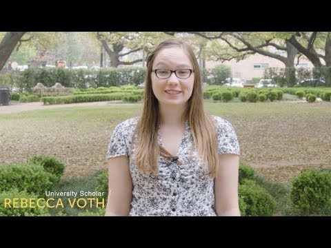 Rebecca - University Scholar at Baylor | Baylor University Admissions