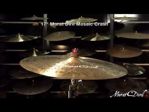 Murat Diril 17'' Artistic Series Mosaic Crash Cymbals | Reverb