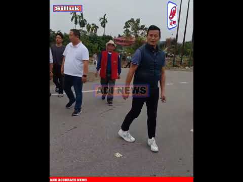 Bhaichung Bhutia, the former Indian football legend who made a special visit to Silluk Village.