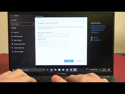 How To Create User Profiles In ASUS VIVOBOOK 14