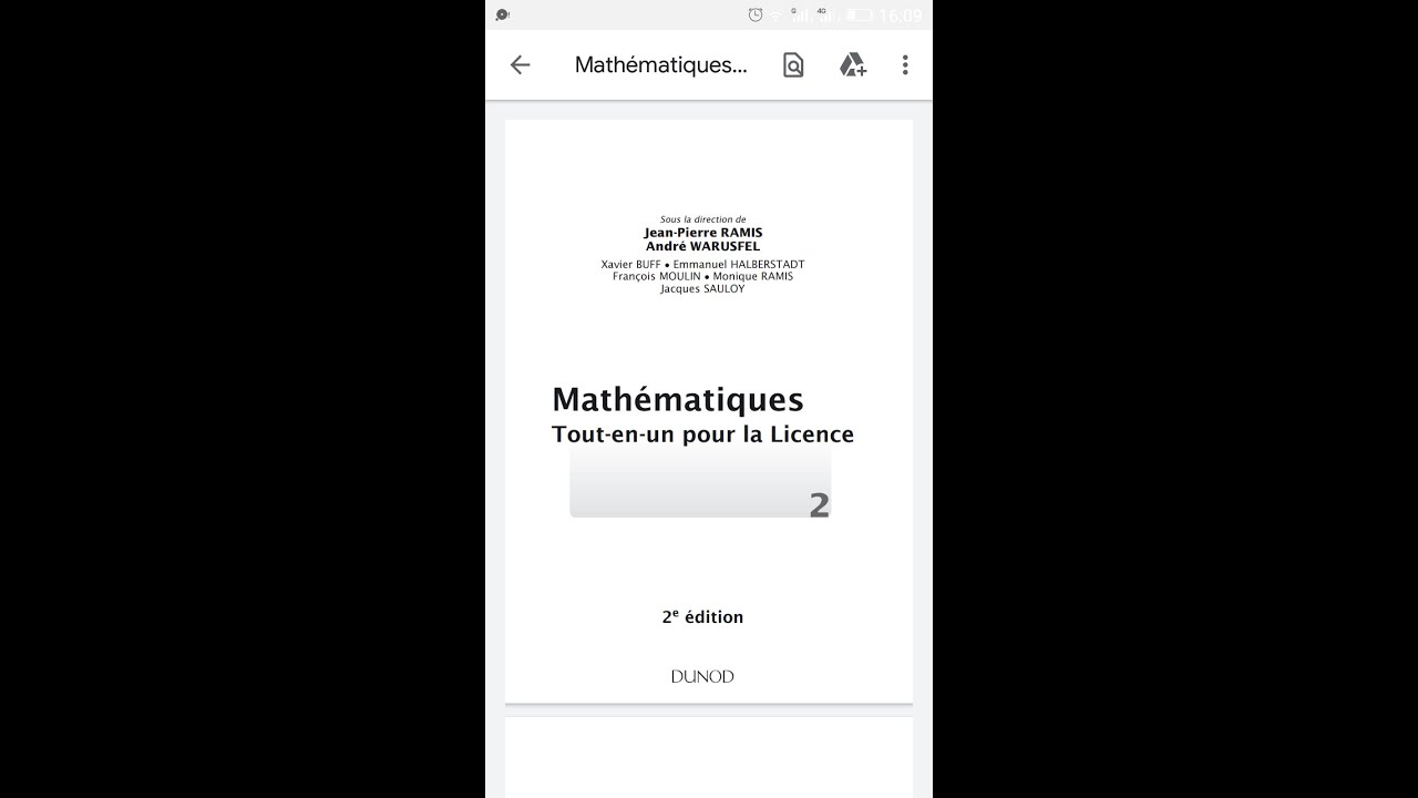 Mathématiques exemples et exercices corrigés algèbre (fonctions de plusieurs variables)