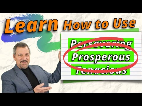 ADVANCED English Vocabulary Words Prosperous #shorts