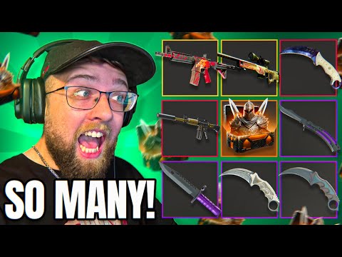 THE MOST CASES I HAVE EVER OPENED IN A BATTLE ON CSGOEMPIRE!