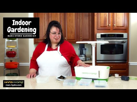 Kitchen Gardening | Growing Herbs Indoors | Mars Hydro Hydroponic Garden Kit | What's Up Wednesday!