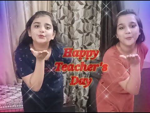 DIY Teacher's Day Greeting Card | Easy Card Making | Crazy Crafty Sisters