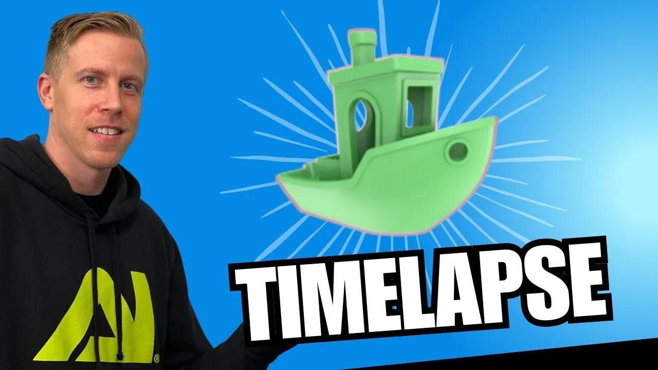 Benchy Boat 3D Printing Timelapse