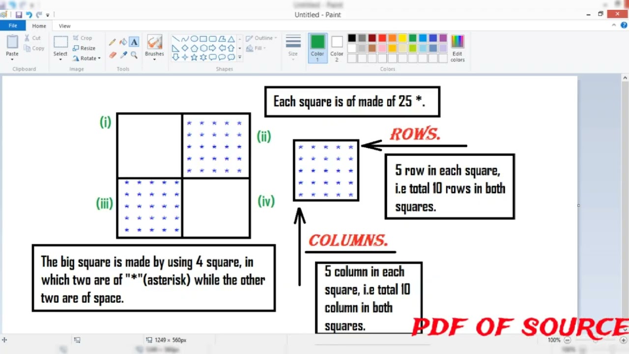 Printing Pattern Using Python. Pattern made by using 