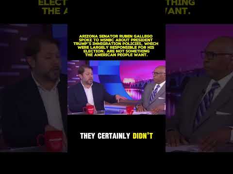 Arizona Senator Ruben Gallego a horrific liar. #rubengallego #arizona #immigration #shorts