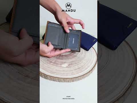 MANDU brand men's wallet.RFID protection technology protects your financial security. #wallet #bag
