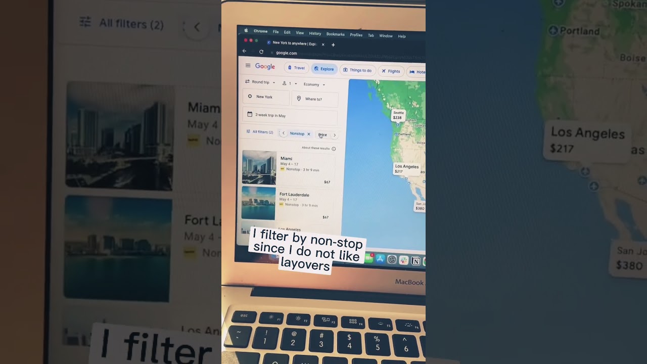 Easy Google Flights #travelhack Follow Nomad for Less for more! ✈️