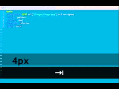 Vim SASS demo