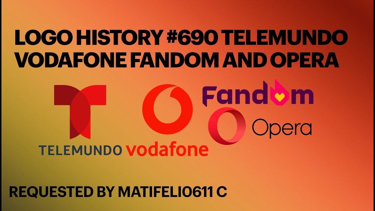 Logo History #690 Telemundo Vodafone Fandom and Opera