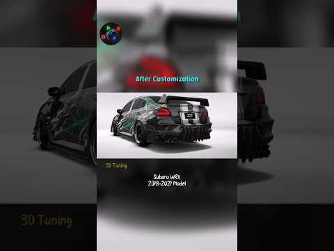 Subaru WRX 2018-2021 Model 3D Tuning Customization #youtubeshorts #shorts #youtube #cars #viral