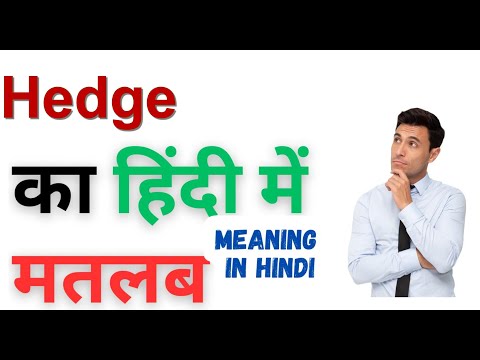 Hedge Ka Kya Matlab Hota Hai | Hedge Meaning in Hindi | Hedge का हिंदी में अर्थ