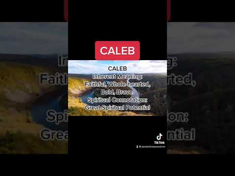 Meaning Of Names | Destiny & Blessing | Meaning Of Caleb