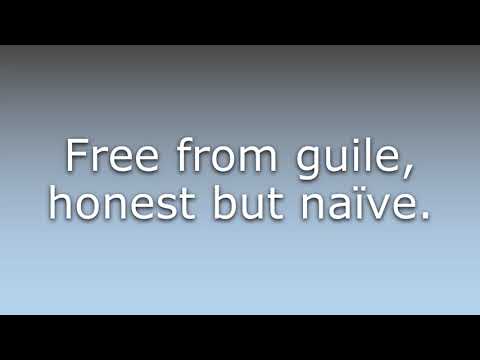 What does Guileless mean?