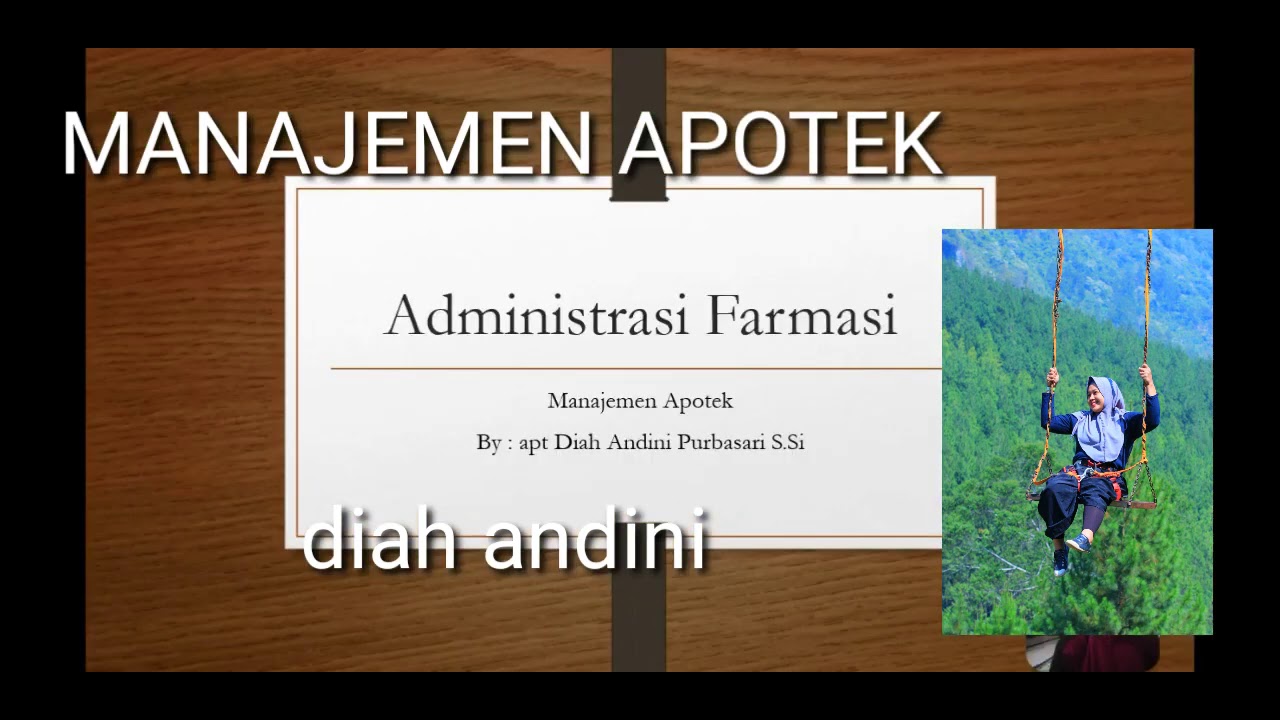 MANAJAMEN APOTEK