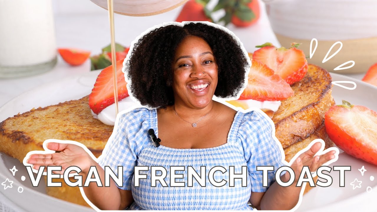 7 INGREDIENT VEGAN FRENCH TOAST | Easy Cinnamon French Toast Breakfast Recipe | Mother's Day Recipe
