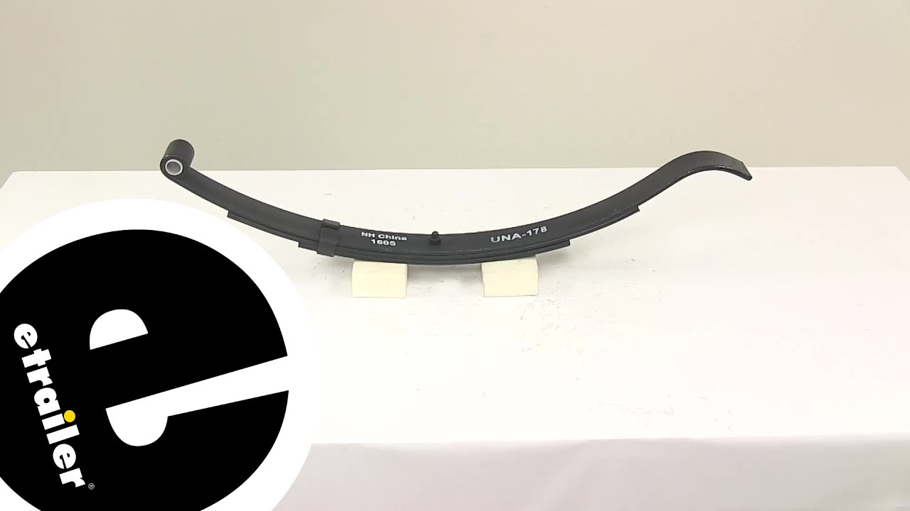 etrailer | Feature Review 3-Leaf Slipper Spring w/ Radius End for 1,500-lb Trailer Axles