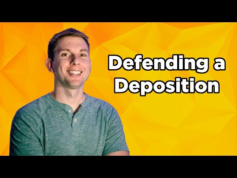 Defending Depositions | 12 Tips and Tricks