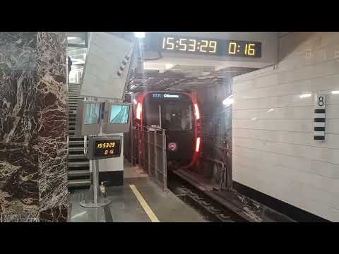 Обкатка метропоезда 81-775/776/777 ("Москва-2020")