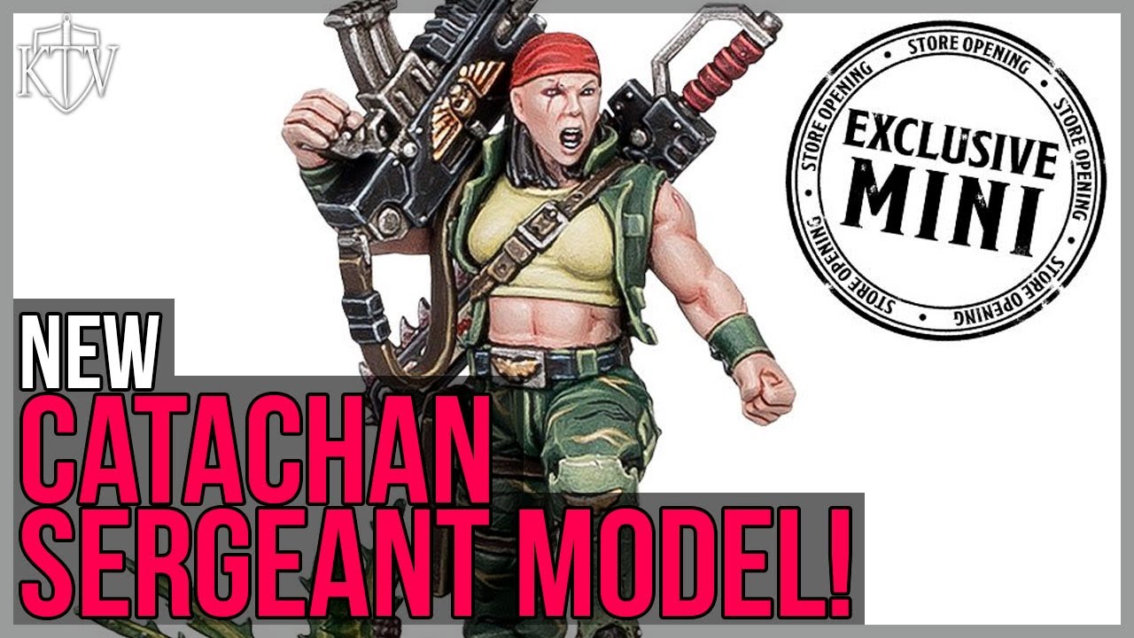 NEW Catachan Model - Sergeant 
