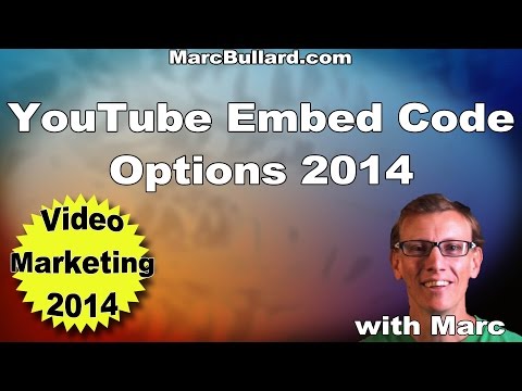 YouTube Embed Code Options - 2014 Tutorial