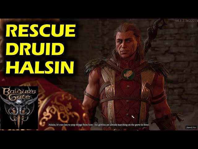 Where to find Halsin early in Baldur's Gate 3?