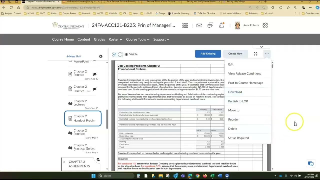 ACC121 Chapter 2 Foundational 15