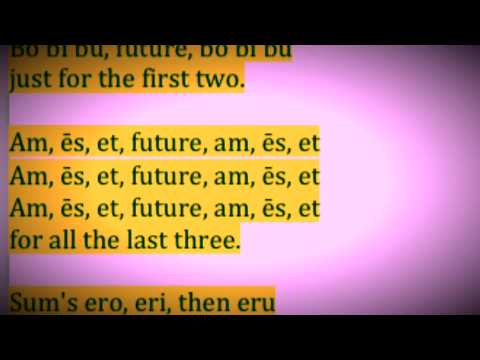 Latin future tense song (Cumbaya)