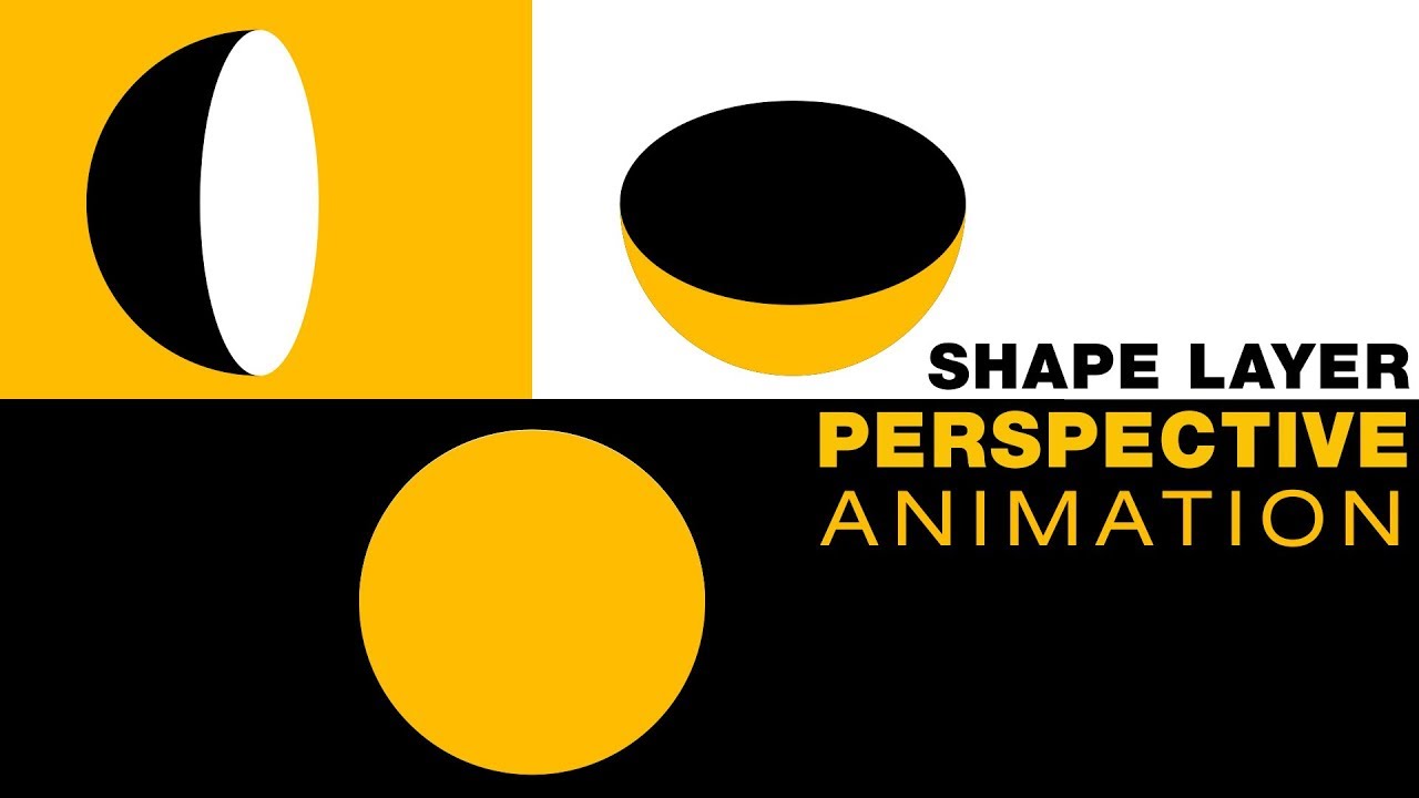 After Effects CC - Shape Layer Perspective Animation Tutorial