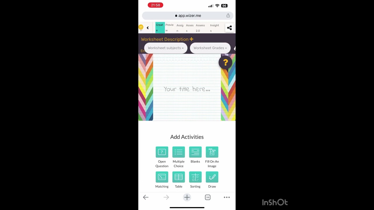 Learn how to create super interactive worksheets via wizer.me