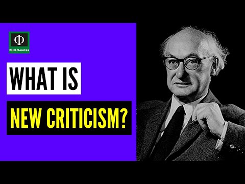 What is New Criticism?