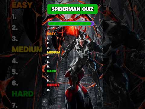 Only True Spider-Man Fans Can Name These Villains! #shorts #quiz #spiderman #marvel