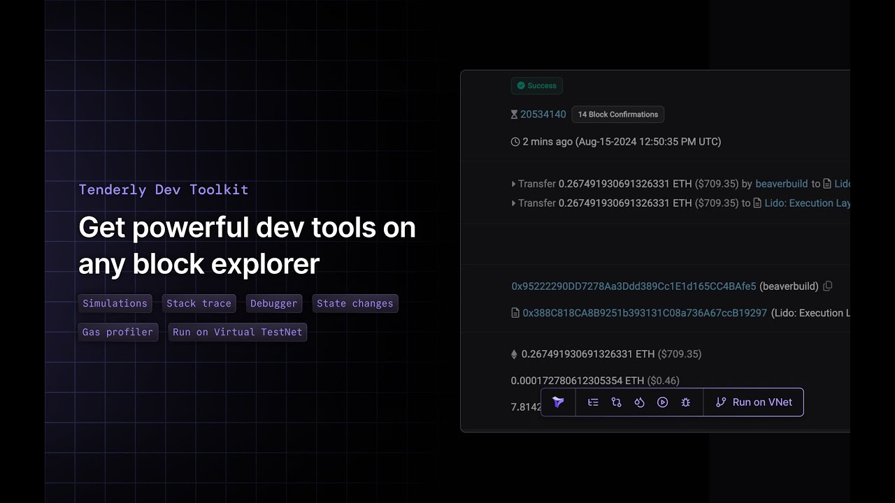 Tenderly Dev Toolkit