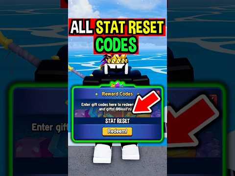 ALL STAT RESET CODES in Roblox Blox Fruits..