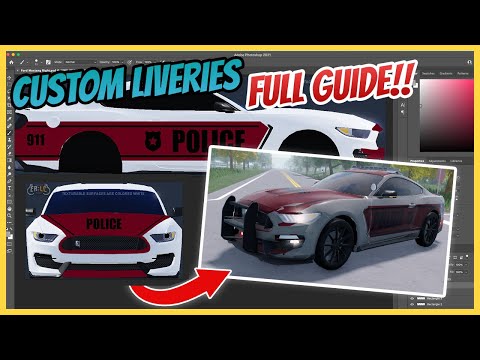ERLC: How To Make & Upload Custom Liveries FULL GUIDE | Tutorial Walk Through | Roblox Roleplay
