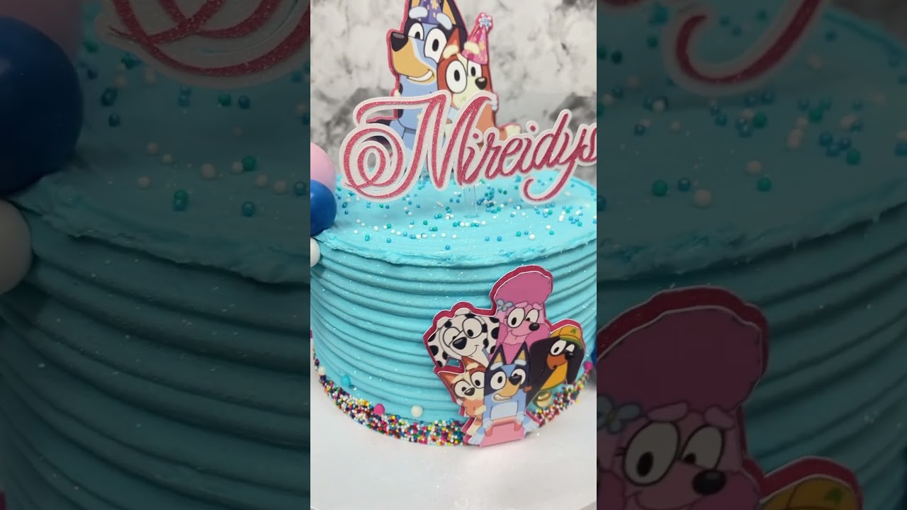 Bluey Cake #boricuacake