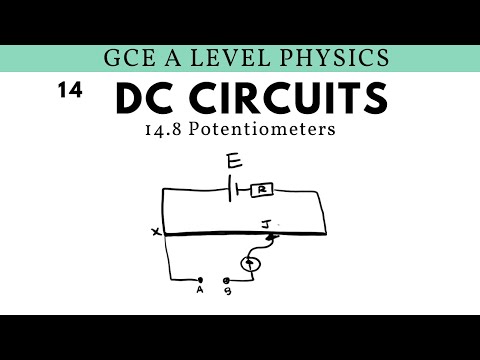 GCE A Level Physics | Potentiometers (DC Circuits Chapter)