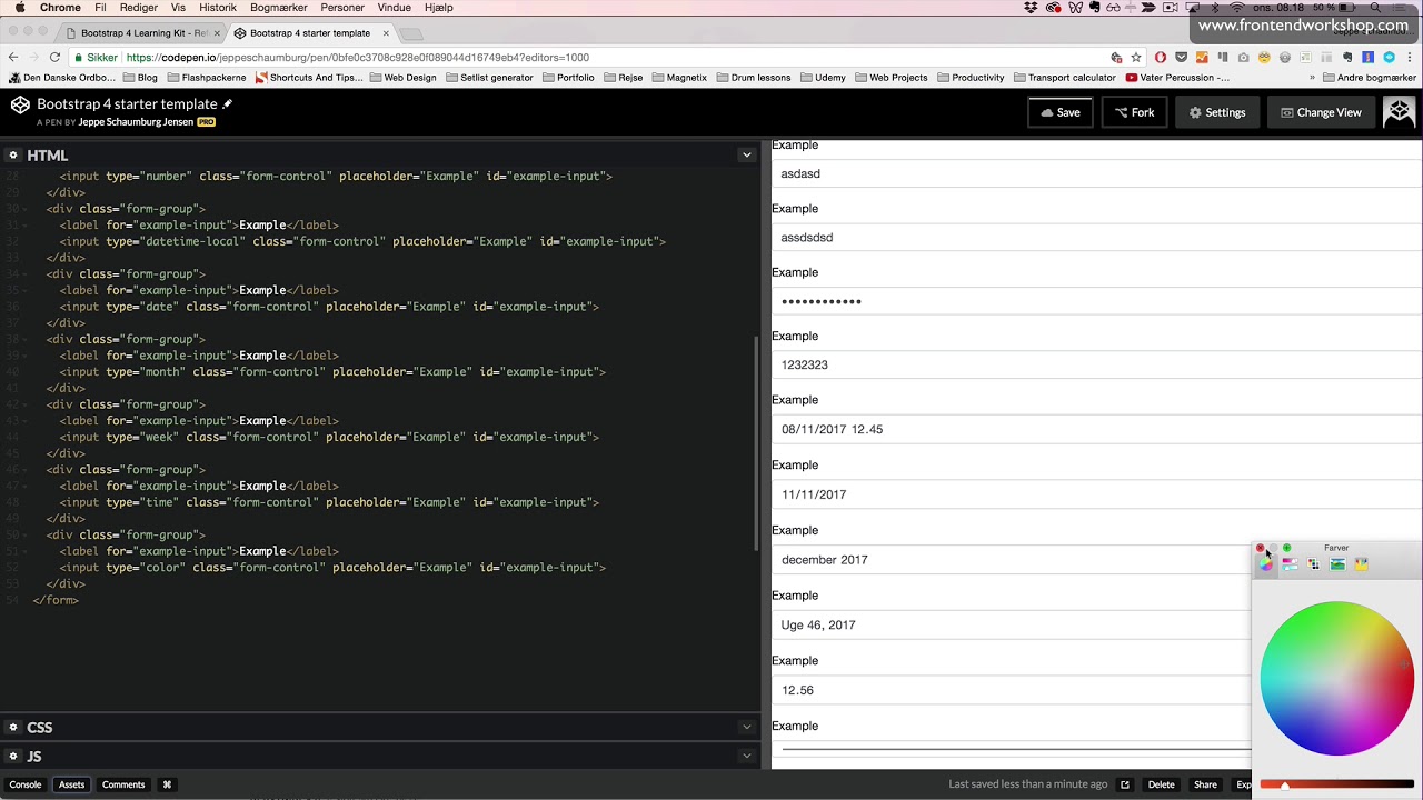 Bootstrap 4 components: Forms