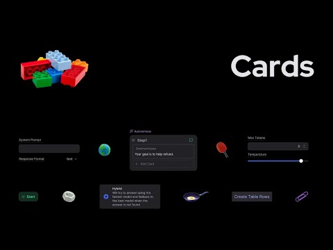 Botpress Studio Interface Guide: Cards