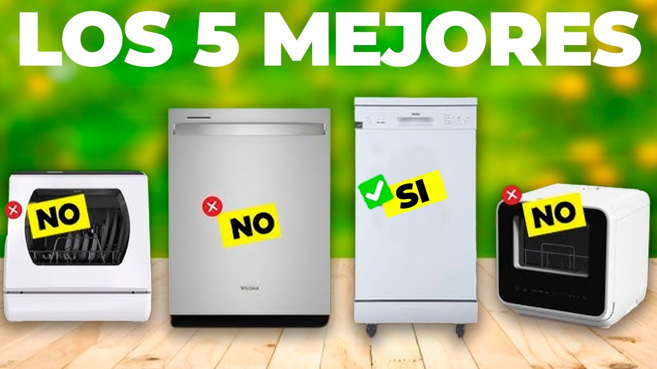 Los 5 MEJORES MINI LAVAVAJILLAS COMPACTOS de 2024