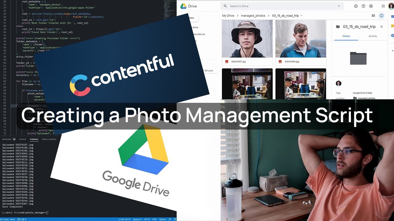 Weekend Build: Creating a Photo Management Python Script for Google Drive and Contentful