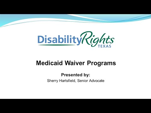 Medicaid Waiver Programs