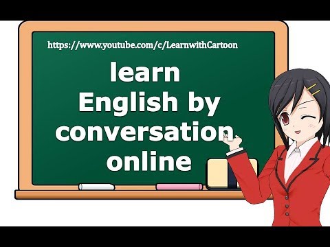 learn english through conversation with cartoon-daily english ...