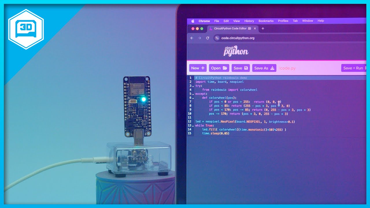 CircuitPython Code Editor #adafruit #circuitpython
