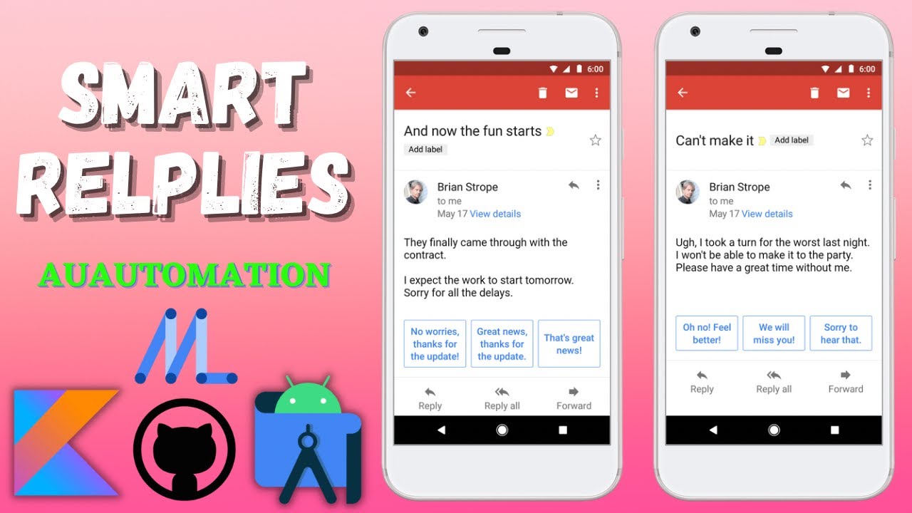 How to use Smart Reply on Android |  Google ML Kit | Android Studio Project | Kotlin | Techno Sp