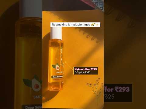 Biolage Hair Serum|affordable|best for dry frizzy hair#nykaa
